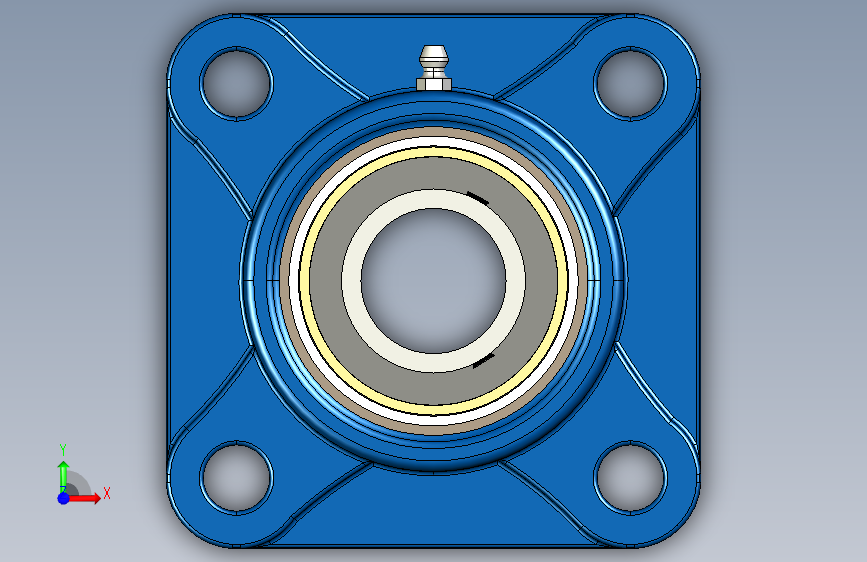 UCF306轴承座_STEP_模型图纸下载 – 懒石网