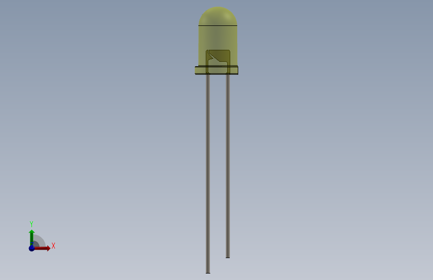 黄色 LED_SOLIDWORKS 2021_模型图纸下载 – 懒石网