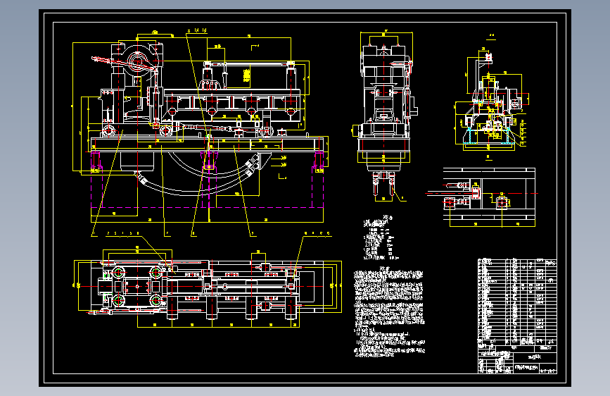 连铸小方坯液压剪切机液压系统设计【8张CAD图纸、说明书】_AutoCAD 2007_模型图纸下载 – 懒石网