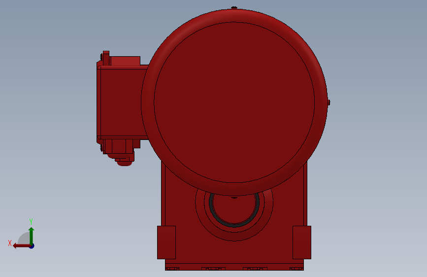 FA57带电机空心轴安装平行轴斜齿轮减速机_SOLIDWORKS 2014_模型图纸下载 – 懒石网