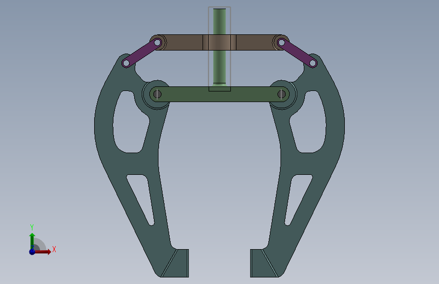 简单的机械抓手三维sw模型 1162981 50 Solidworks 2018 模型图纸下载 懒石网