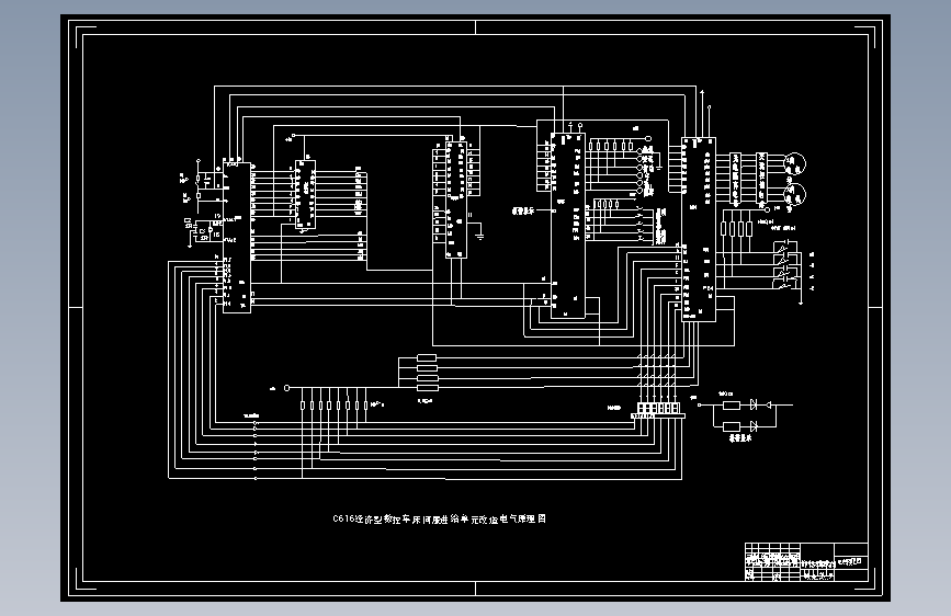 C616车床的横向伺服进给单元改造【5张CAD图纸+说明书】_AutoCAD 2007_模型图纸下载 – 懒石网