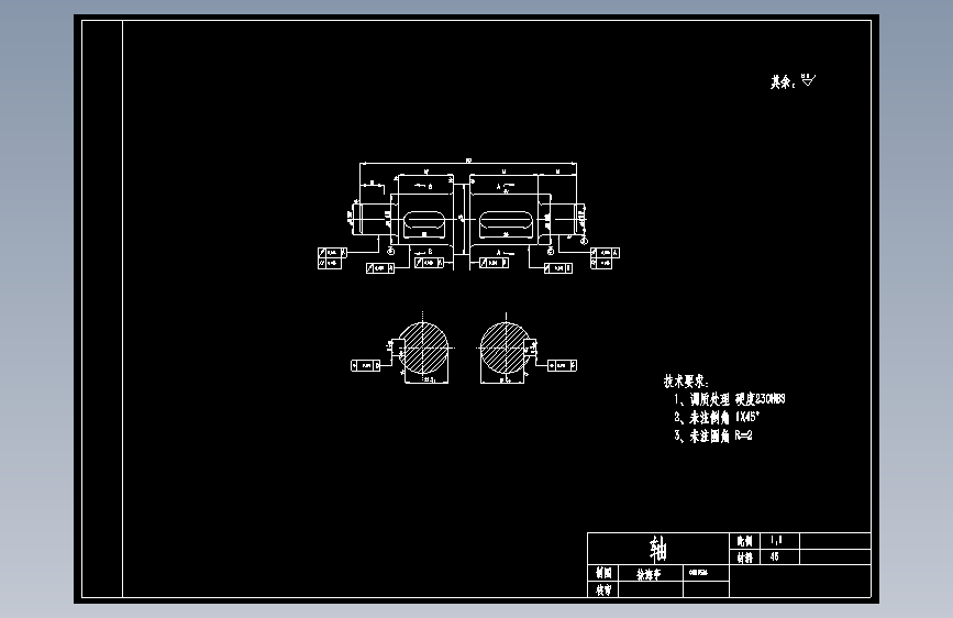 C616车床的横向伺服进给单元改造【5张CAD图纸+说明书】_AutoCAD 2007_模型图纸下载 – 懒石网