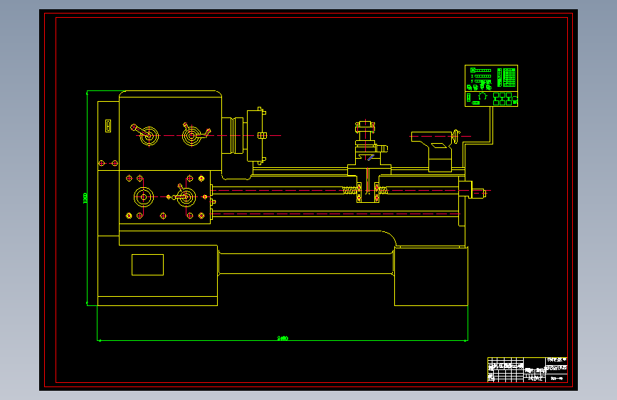 C616型普通车床改为经济型数控机床【包含CAD图纸+说明书】_AutoCAD 2007_模型图纸下载 – 懒石网