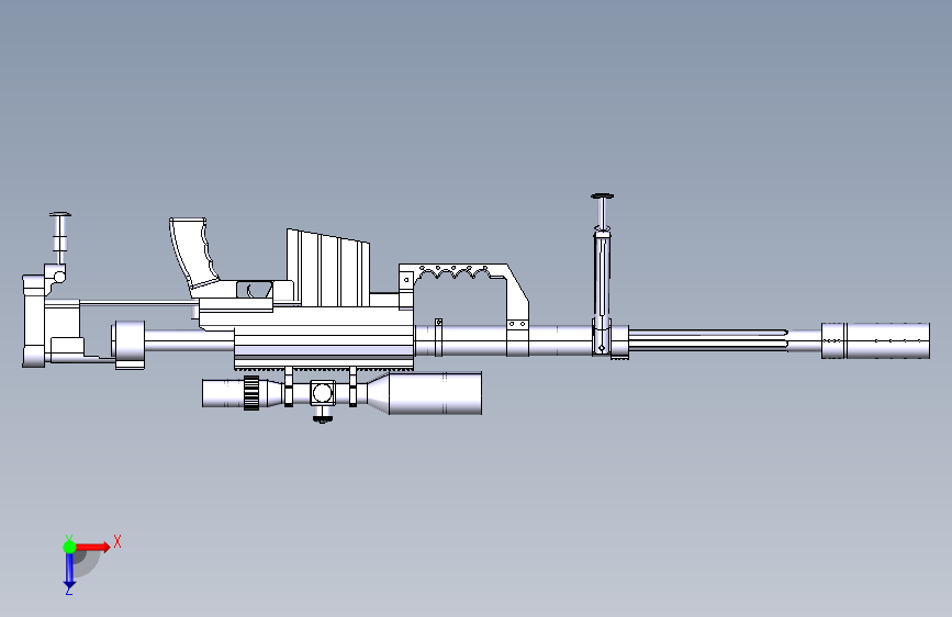CheyTac M200_CATIA_模型图纸下载 – 懒石网