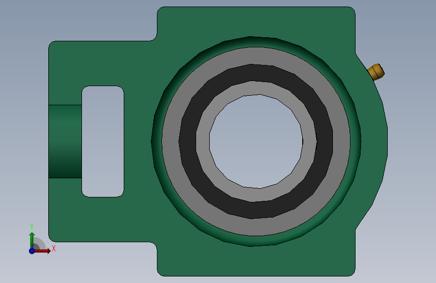 带座轴承UCT-208_SOLIDWORKS 2020_模型图纸下载 – 懒石网