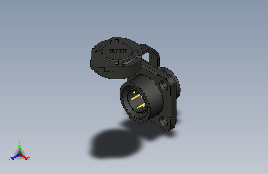 Clinko CAN插座5针信号_无法获取文档_模型图纸下载 – 懒石网