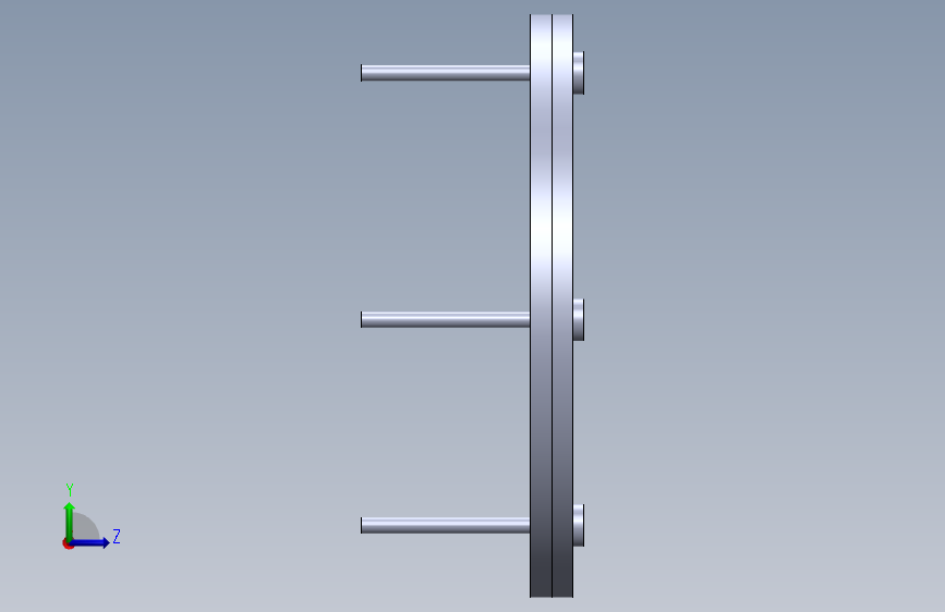 车床上使用的一种简单的自动定心装置 Solidworks 2012 模型图纸下载 懒石网