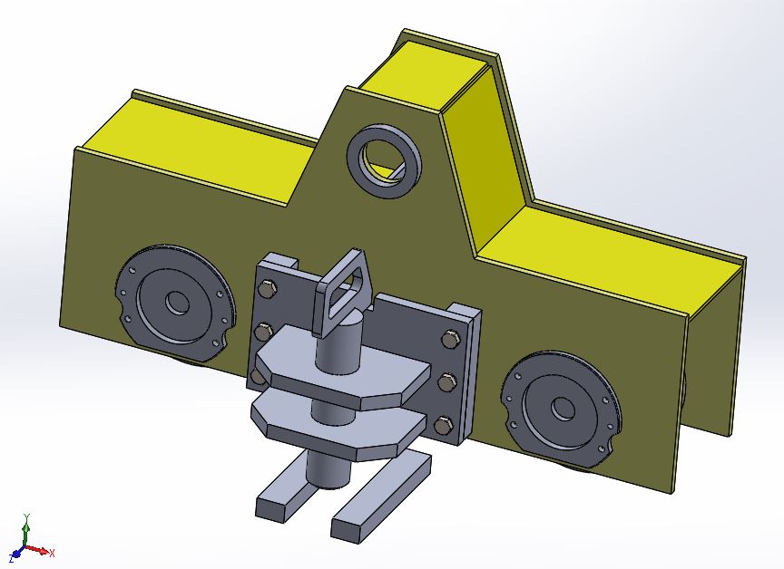 用于龙门起重机的风暴锁_SOLIDWORKS 2018_模型图纸下载 – 懒石网