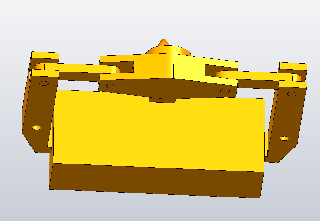 双肘杆夹紧机构的运动仿真设计三维UG8.5带参_UG _模型图纸下载 – 懒石网