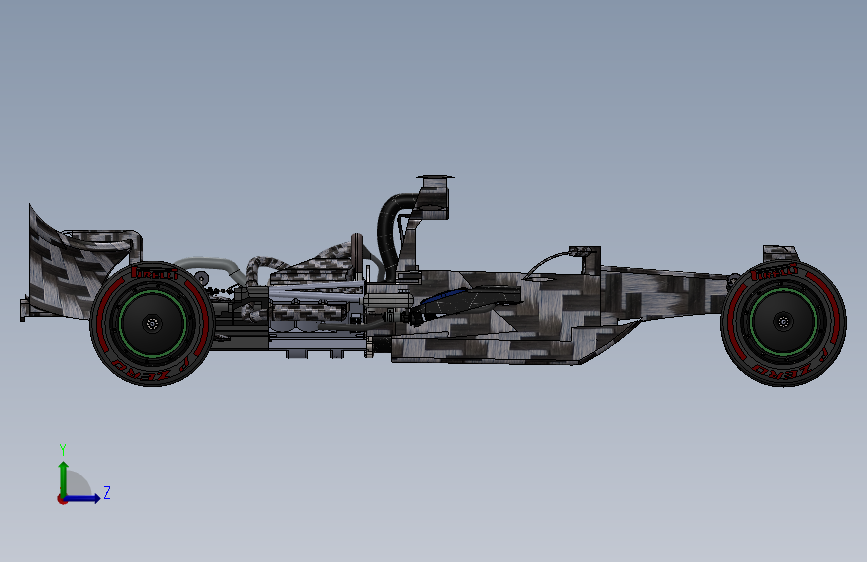 F1赛车_SOLIDWORKS _模型图纸下载 – 懒石网