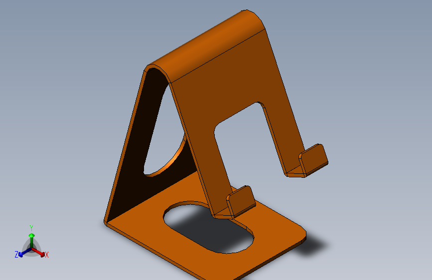 手机支架_SOLIDWORKS_模型下载 – 懒石网