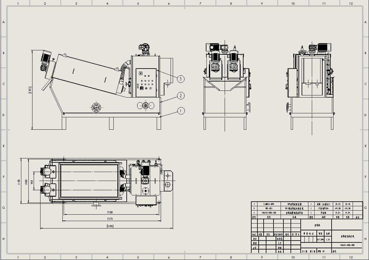302型叠螺机装配Y三维SW2016带参_SOLIDWORKS 2016_模型图纸下载 – 懒石网