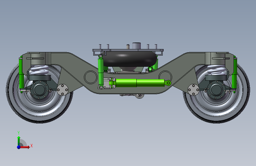 AM96型转向架_SOLIDWORKS 2018_模型图纸下载 – 懒石网