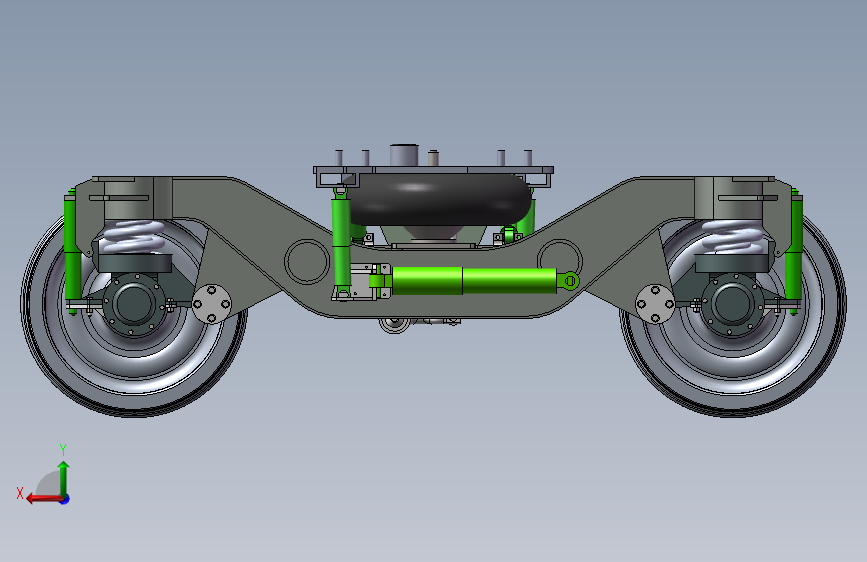 AM96型转向架_SOLIDWORKS 2018_模型图纸下载 – 懒石网