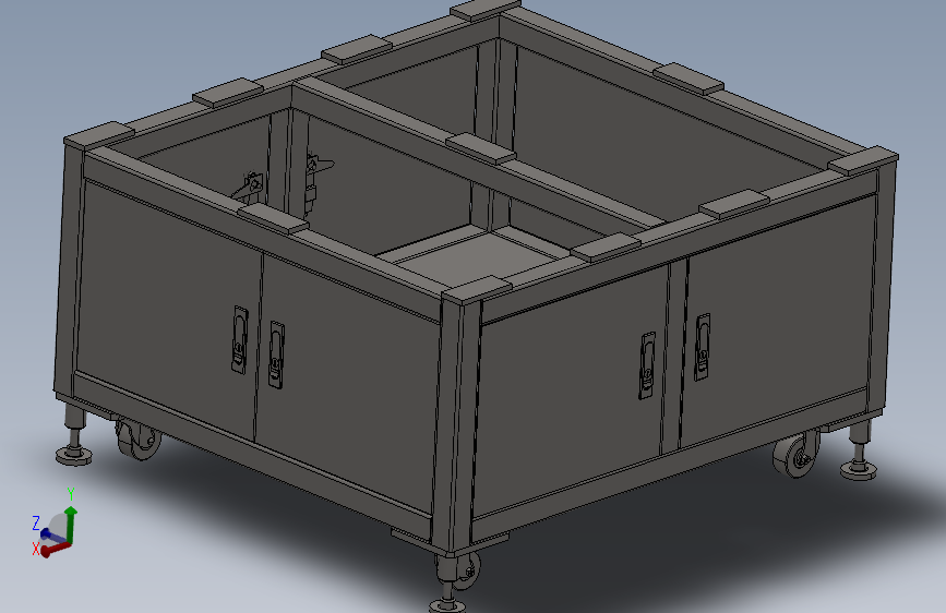 机架 Solidworks 2015 模型图纸下载 懒石网