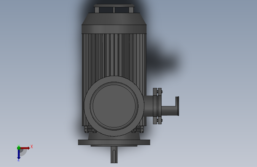 YB3-(63M~112M)IMV1型隔爆电动机[YB3-90L]_SOLIDWORKS 2016_模型图纸下载 – 懒石网