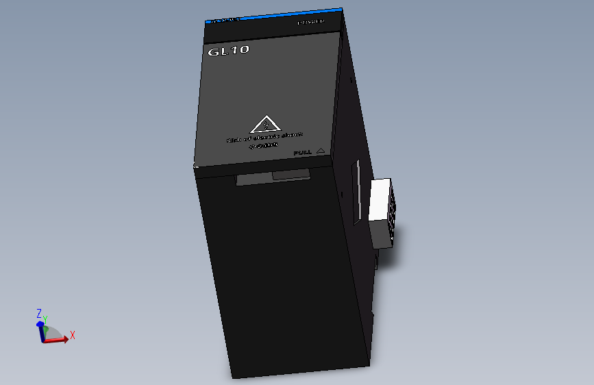 汇川中型PLC电源模块 GL10-PS2_SOLIDWORKS 2020_模型图纸下载 – 懒石网