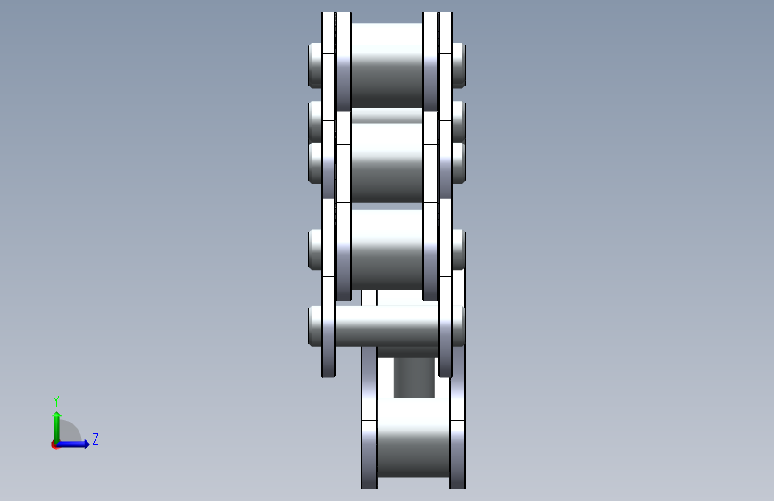 雷诺0.375英寸节距链06B1_SOLIDWORKS 2012_模型图纸下载 – 懒石网