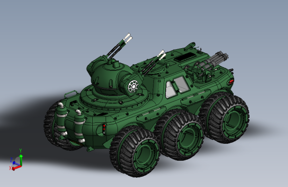 军用器械_SOLIDWORKS_模型下载 – 懒石网