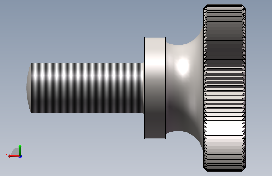 GB╱T 834-1988[滚花高头螺钉M6×14]_SOLIDWORKS 2020_模型图纸下载 – 懒石网