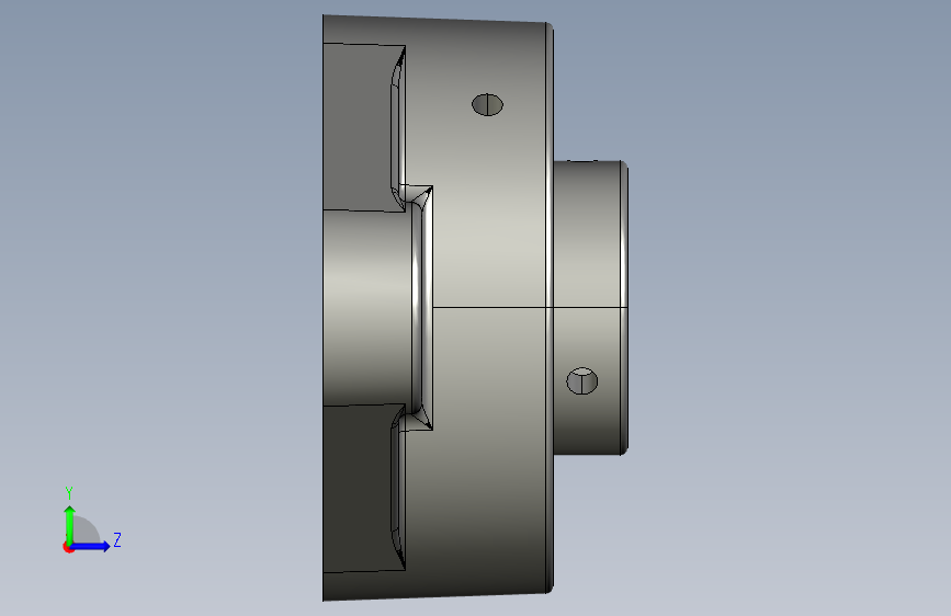 轴台UCFL206J轴承座_STEP_模型图纸下载 – 懒石网