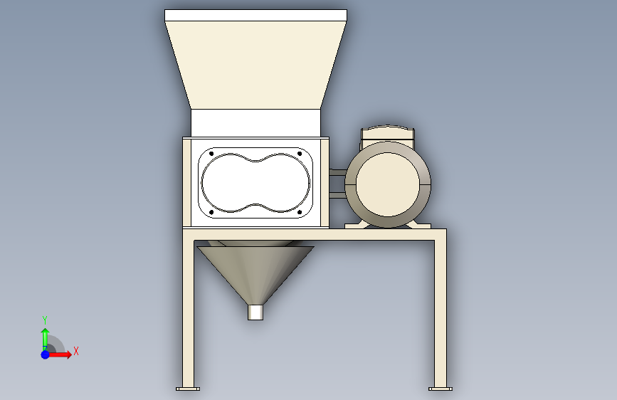 E0194-带电机破碎机三维Step_STEP _模型图纸下载 – 懒石网