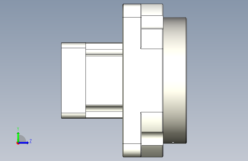 85中空旋转平台三维模型STP+CAD图纸_STEP_模型图纸下载 – 懒石网