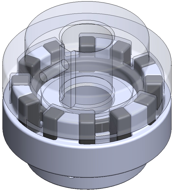 Ktr Ar48弹性联轴器三维sw模型及工程图solidworks 2018模型图纸下载 懒石网