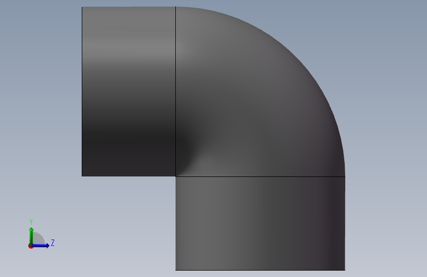 90°弯头DN25_SOLIDWORKS 2020_模型图纸下载 – 懒石网