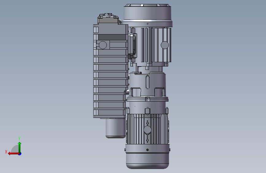 V40D真空泵三维SW2016无参_SOLIDWORKS 2016_模型图纸下载 – 懒石网