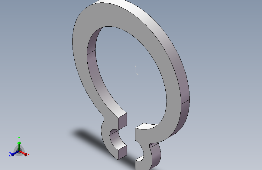 GB╱T 894.1-1986[轴用弹性挡圈A型(d0≤9)6].step_SOLIDWORKS 2018_模型图纸下载 – 懒石网