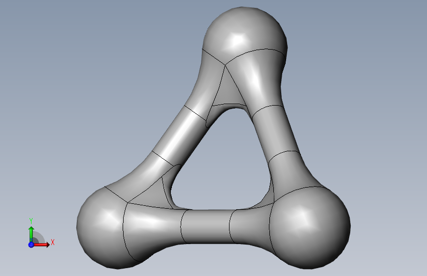 四面体骨架 Solidworks 2019 模型图纸下载 懒石网