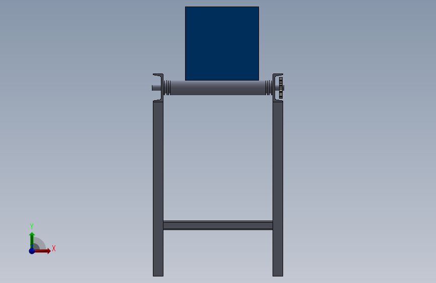 滚动传送带 Solidworks 2019 模型图纸下载 懒石网