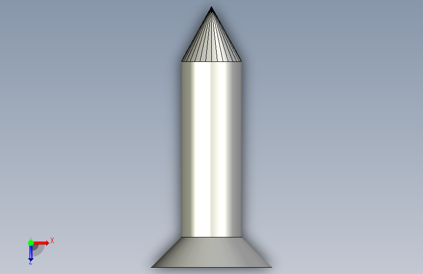 国标沉头螺杆-Screw,GB846_CZ-85_UG_模型图纸下载 – 懒石网