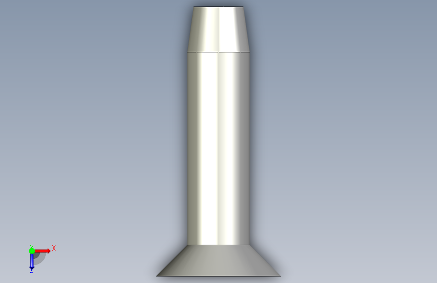 国标沉头螺杆-Screw,GB846_FH-85_UG_模型图纸下载 – 懒石网