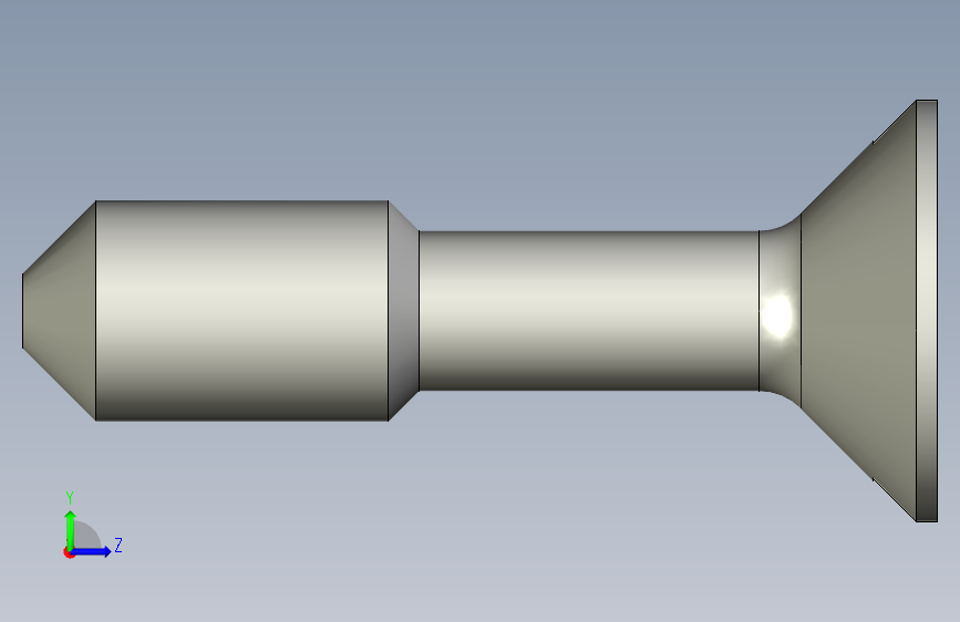 国标沉头螺杆-Screw,GB948-88_UG_模型图纸下载 – 懒石网