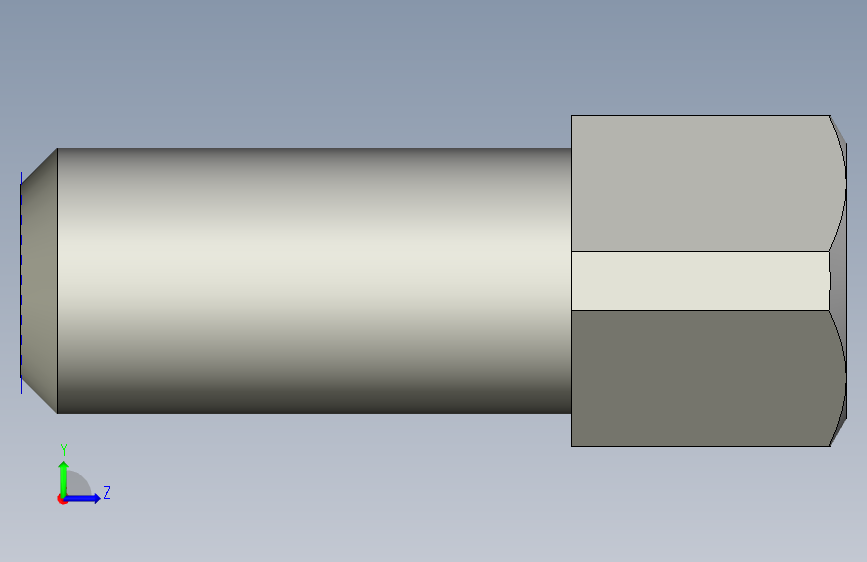 国标紧定螺杆-Screw,GB821-88_UG_模型图纸下载 – 懒石网