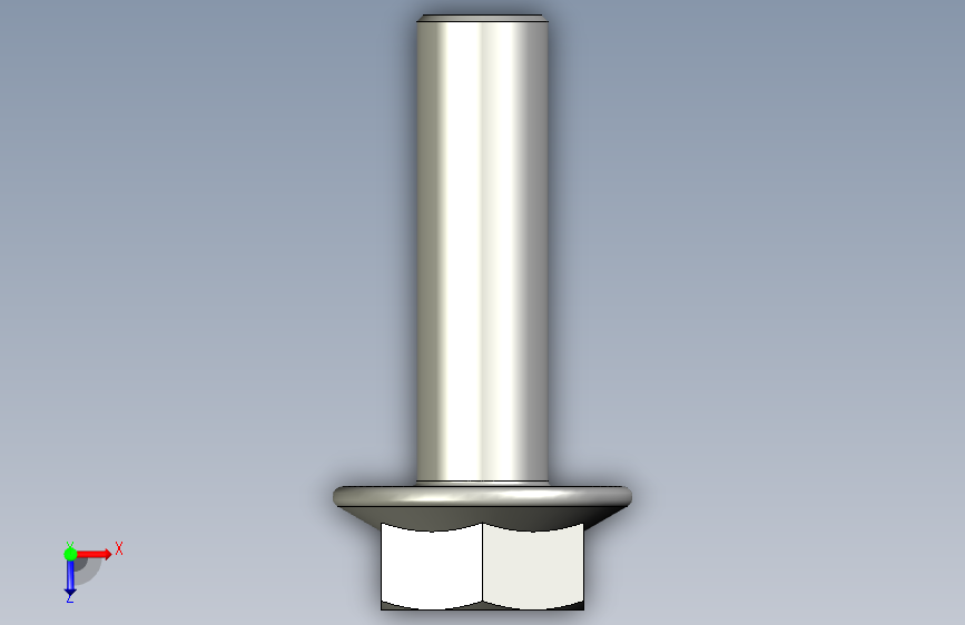 国标六角头螺栓-Bolt,GB5789-86_UG_模型图纸下载 – 懒石网