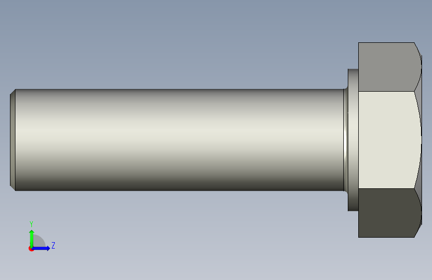 国标六角头螺栓-Bolt,GB-T5782-2000_UG_模型图纸下载 – 懒石网