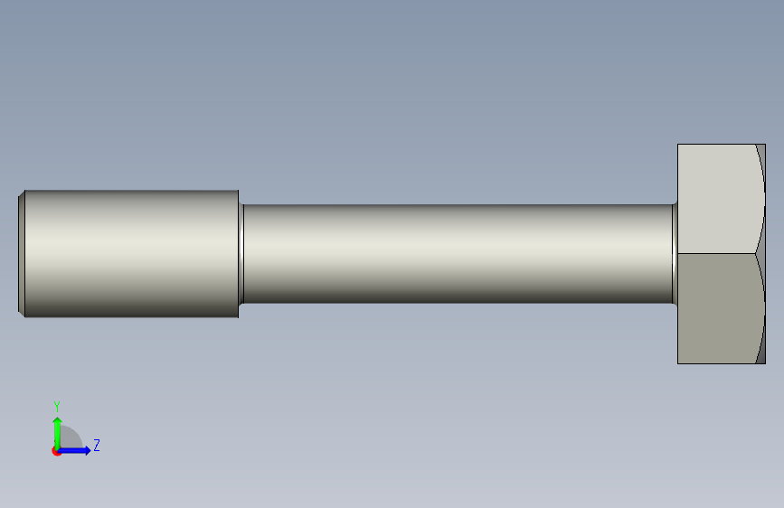 国标外六角头螺杆-Screw,GB838-88_UG_模型图纸下载 – 懒石网
