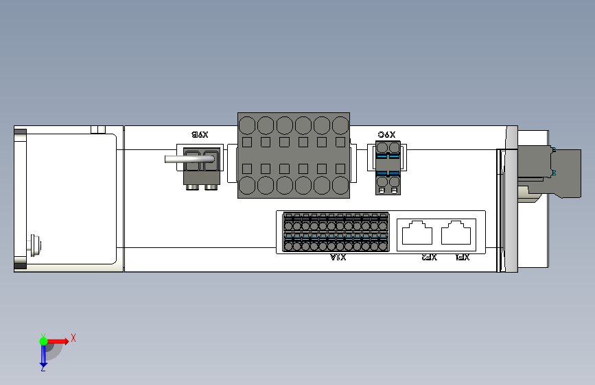 伺服驱动-8143165 CMMT-AS-C2-11A-P3-MP-S1_STEP_模型图纸下载 – 懒石网