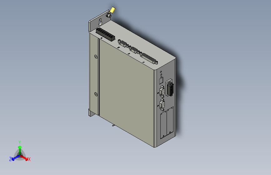 马达控制器-1669371 CMMP-AS-C2-3A-C1_STEP_模型图纸下载 – 懒石网
