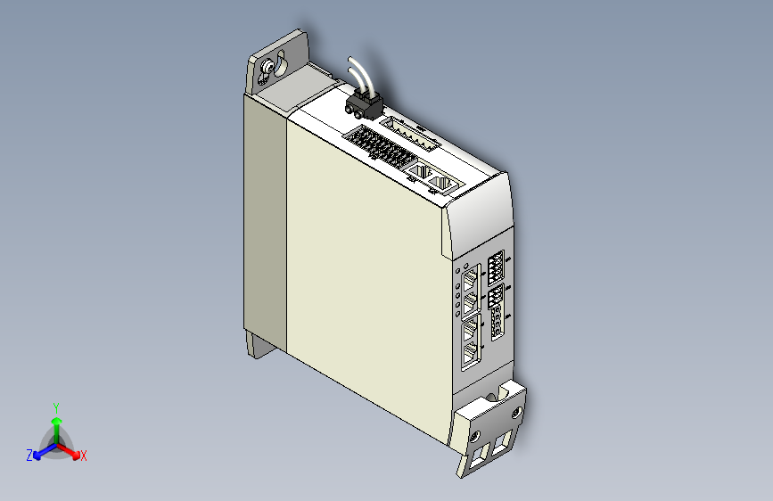 马达控制器-5340815 CMMT-AS-C4-3A-PN-S1_STEP_模型图纸下载 – 懒石网