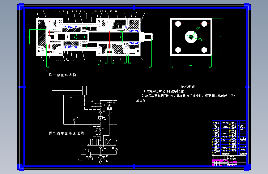 JKMD型提升机制动系统液压盘式制动器设计_AutoCAD 2007_模型图纸下载 – 懒石网