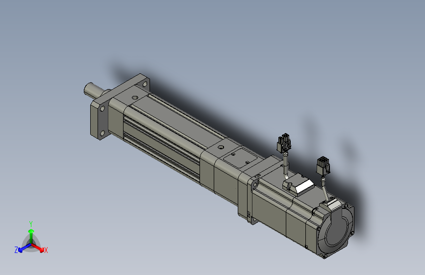 TPA ESR系列轻载型电动缸-TPA-ESR50-1610C-L50-M-FA-W-P75-C3_STEP_模型图纸下载 – 懒石网