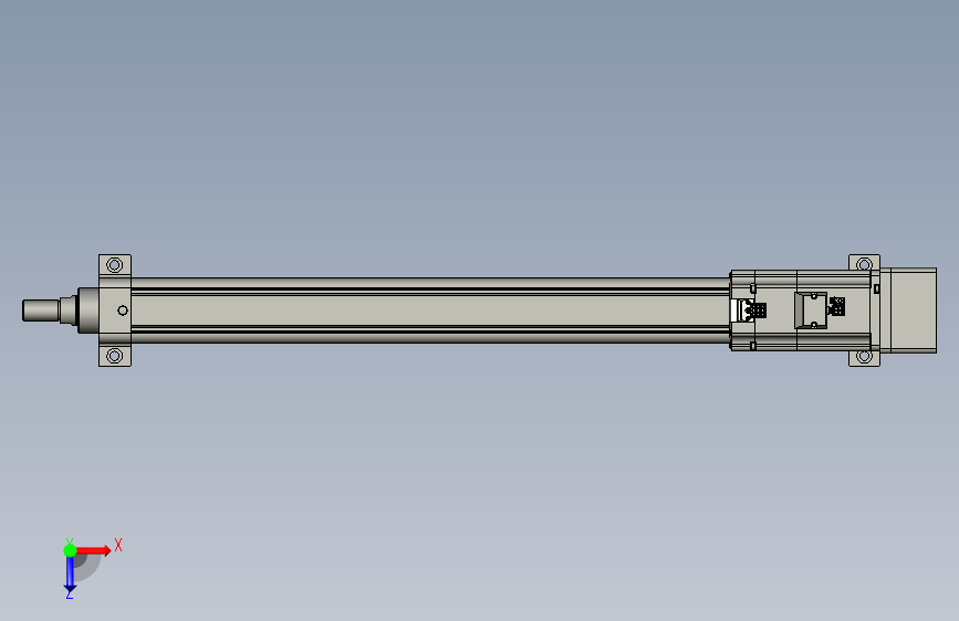 TPA ESR系列轻载型电动缸-TPA-ESR50-1610C-L600-MR-LB-W-P40-C3_STEP_模型图纸下载 – 懒石网