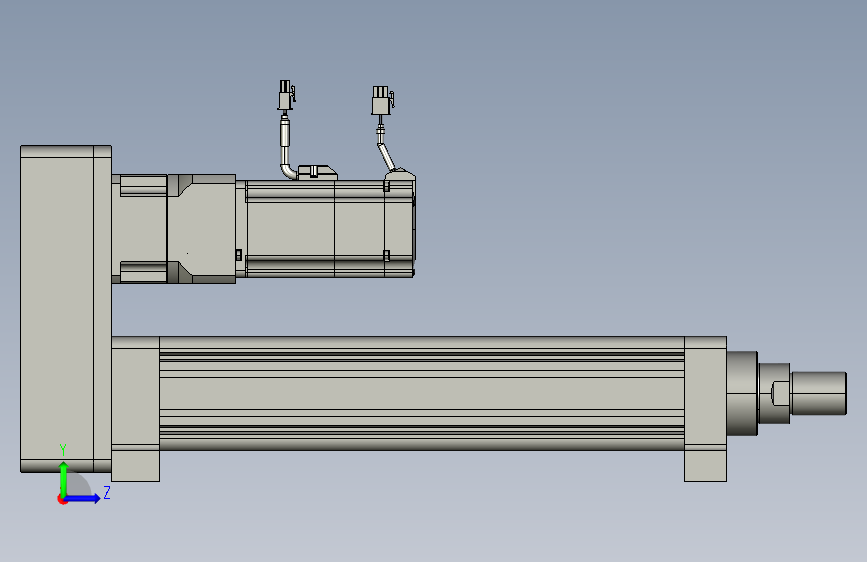 TPA ESR系列轻载型电动缸-TPA-ESR80-2510C-L300-MR-LB-W-P75-JX-C3_STEP_模型图纸下载 – 懒石网
