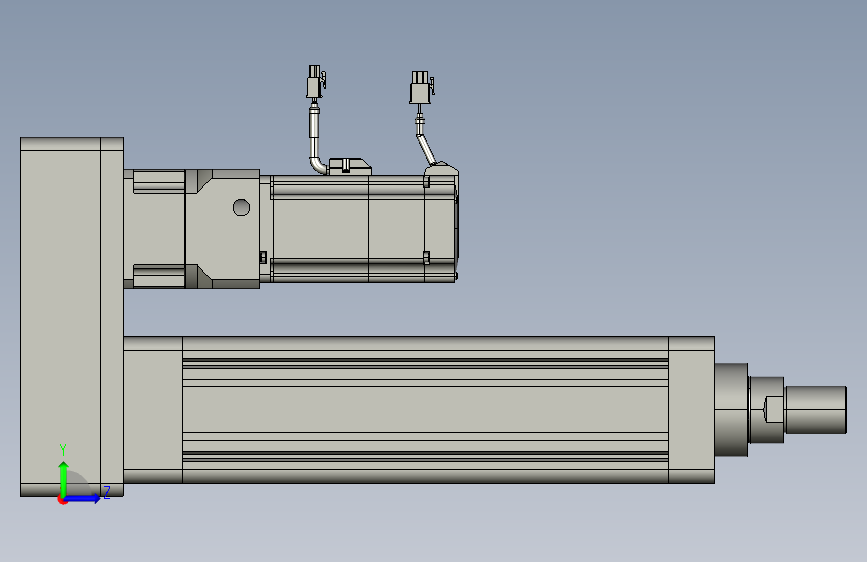 TPA ESR系列轻载型电动缸-TPA-ESR100-3210C-L200-MR-W-P75-JX-C3_STEP_模型图纸下载 – 懒石网