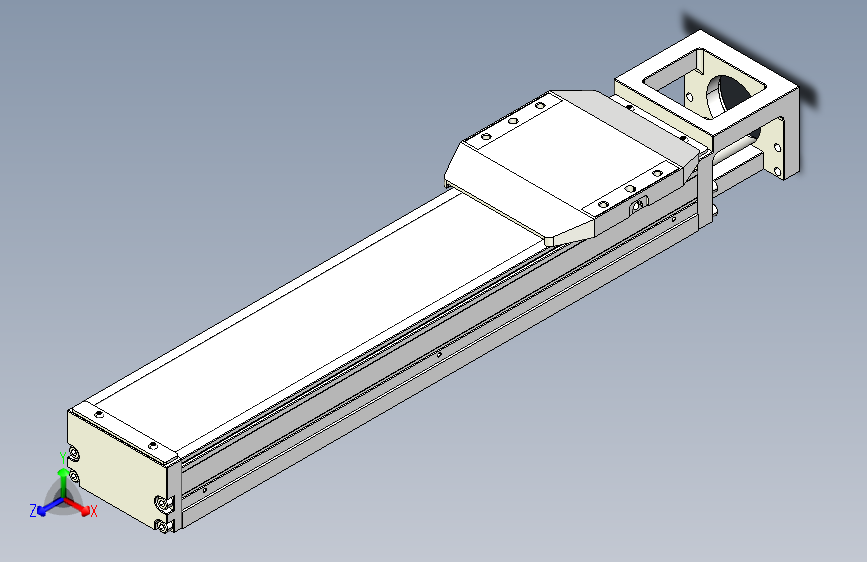 TPA KK系列单轴机器人-TPA-KCR-8610C-440A1-M-F0_STEP_模型图纸下载 – 懒石网